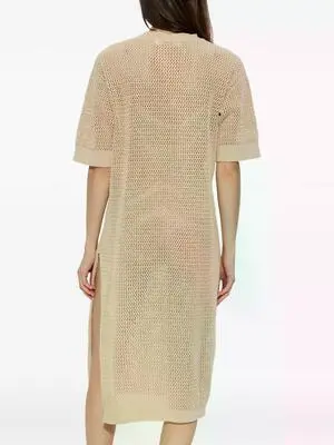 RETHINKIT STUDIOS Logo-detail Midi Dress