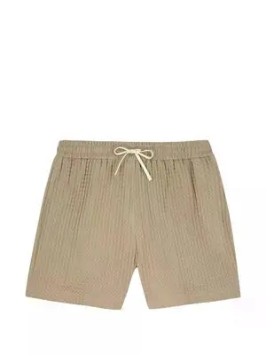 Maison Labiche Waffle-texture Deck Shorts