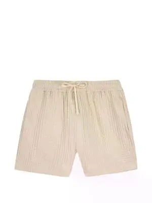 Maison Labiche Waffle-knit Drawstring Shorts