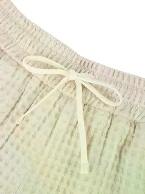 Maison Labiche Waffle-knit Drawstring Shorts