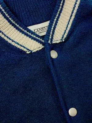 LANEUS Knitted Bomber Jacket