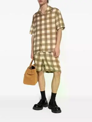 JIL SANDER Checked Shorts