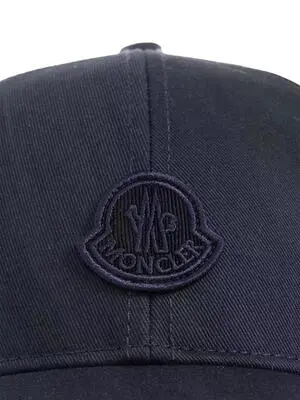 Moncler Logo-patch Cap - Blue