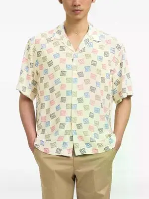 SELECTED Stamps Print Shirt