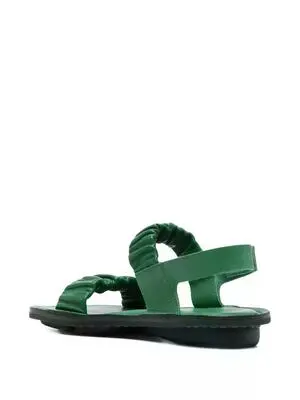 TRIPPEN Ruffled Sandals - Green
