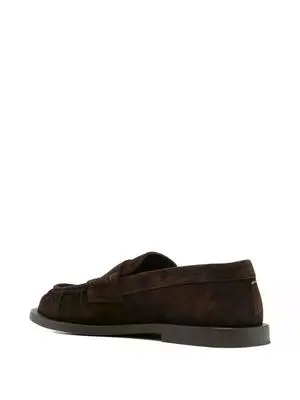 THE ANTIPODE Suede Penny Loafers