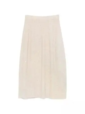 Antonelli Firenze Knitted Sequin Skirt