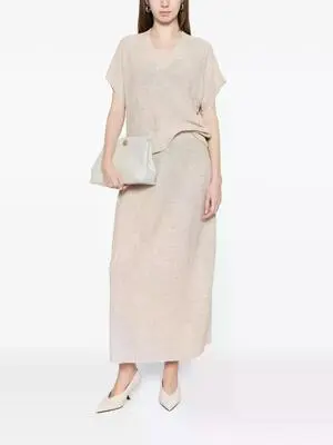 Antonelli Firenze Knitted Sequin Skirt