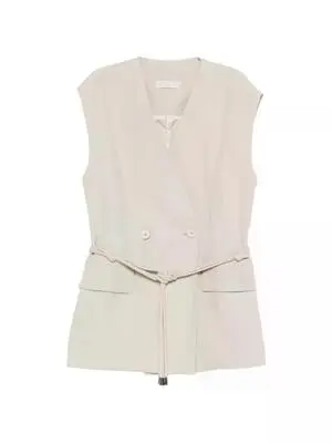 Antonelli Firenze Ellen Double-breasted Belted Waistcoat