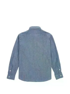 FORTELA Osumi Chambray Cotton Shirt - Blue