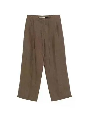 RÓHE Drawstring Pleat Trousers