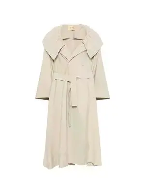 CURIEL Belted Double-breasted Coat