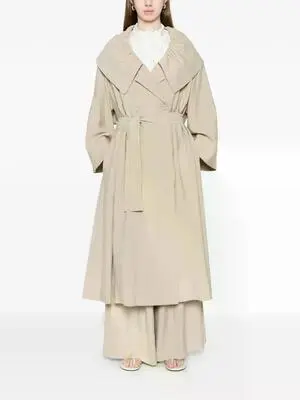 CURIEL Belted Double-breasted Coat