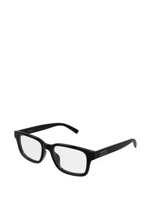 Gucci Rectangle Frame Eyeglasses - Black