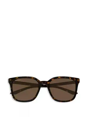 Gucci Square-frame Sunglasses - Brown