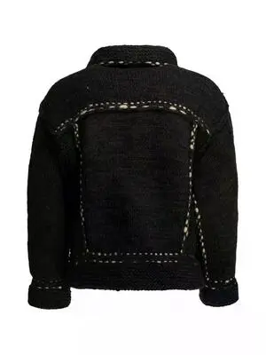 Kapital Button Trim Wool Cardigan