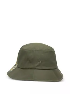 Kapital Floral Embroidered Bucket Hat - Green