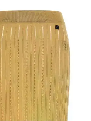 Balmain Midi Fringed Skirt