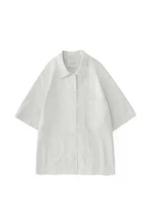 Studio Nicholson Delos Point-collar Pocket Shirt - Neutrals