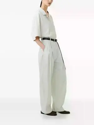 Studio Nicholson Delos Point-collar Pocket Shirt - Neutrals