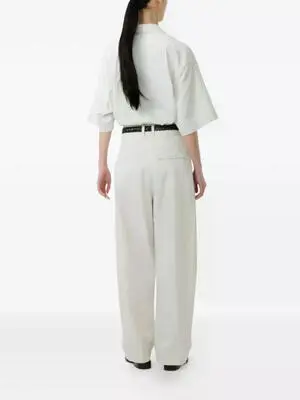 Studio Nicholson Delos Point-collar Pocket Shirt - Neutrals