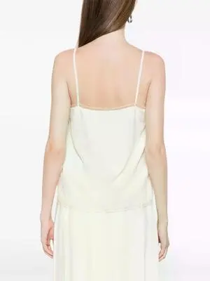Fabiana Filippi V-neck Camisole Tank Top With Trim Detail