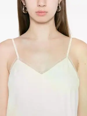 Fabiana Filippi V-neck Camisole Tank Top With Trim Detail