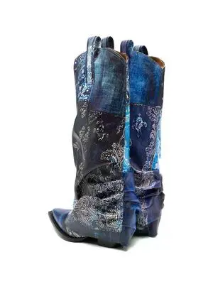 R13 Printed Boots