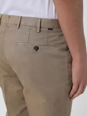 Incotex Cotton Blend Chino Trousers - Walnut