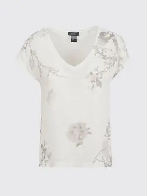 Avant Toi T-shirt With Floral Print - Brown