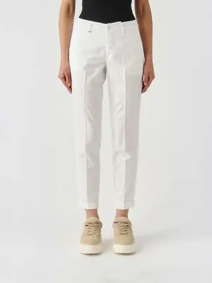 FAY Cotton Chino Trousers - White
