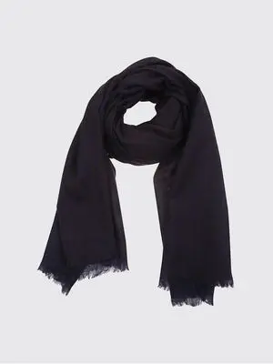Yohji Yamamoto Plaid Wool Scarf - Blue