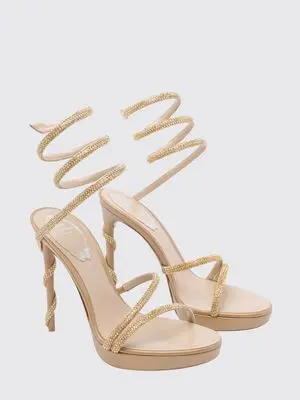 Rene Caovilla Embellished Stiletto Heeled Sandals