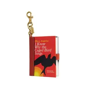 COACH I Know Why The Caged Bird Sings Maya Angelou Book Bag Charm