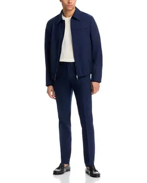 SLOWEAR Regular Fit Wool Trousers