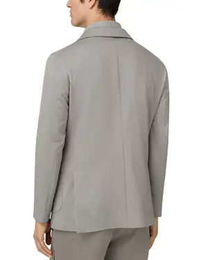 Boggi Milano Wool Sweatshirt Jacket - Grey