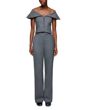 GANNI Off-the-shoulder Vest Top