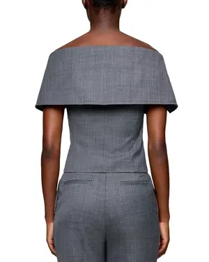GANNI Off-the-shoulder Vest Top