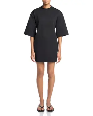 Wardrobe.NYC Backless T-shirt Dress - Black