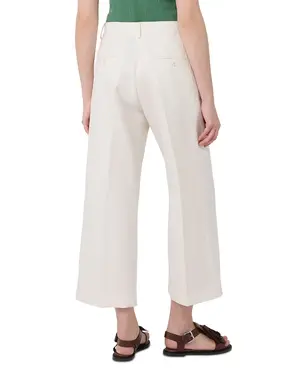 Max Mara Cropped Trousers - Ecru