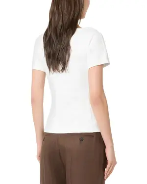 Max Mara Wkdmultig Fitted Top - White