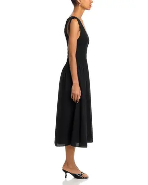 Paige Sebastian Midi Dress - Black