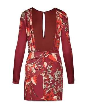 Johanna Ortiz Tropical Print Mini Dress