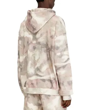DIESEL® Relaxed Fit Camo Drawstring Hoodie - Green
