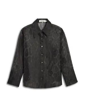 Apparis Tyra Organza Leopard Shirt