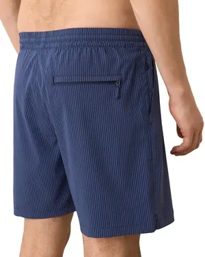 Marine Layer Lined Drawstring Swim Shorts