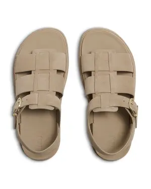 Fitflop Gen-ff Suede Fisherman Sandals - Cappuccino