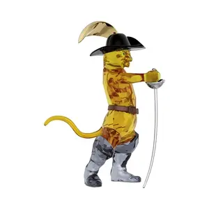 SWAROVSKI Shrek Collection Puss In Boots Crystal Figurine