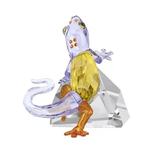 SWAROVSKI Idyllia Collection Crystal Gecko Figurine