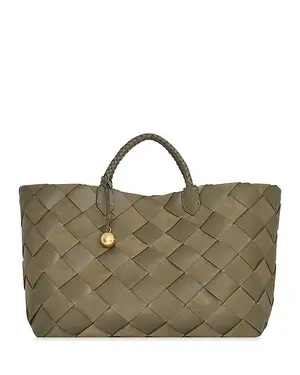 Rebecca Minkoff Frankie Large Woven Leather Tote Bag